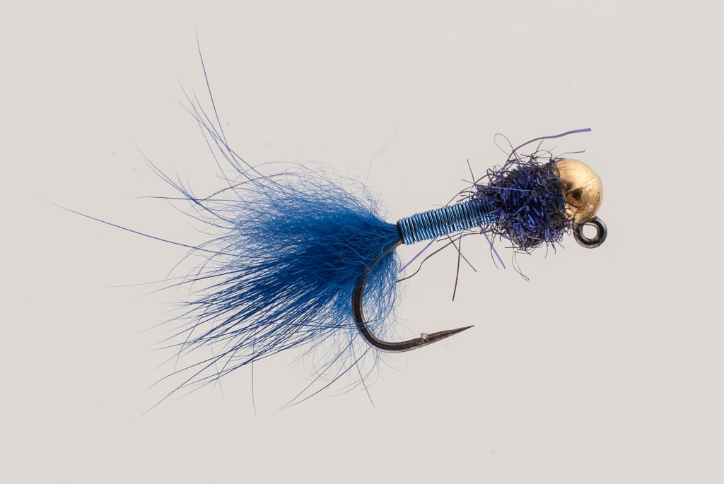 Blue Ice Fishing Fly – Sherpa Flies